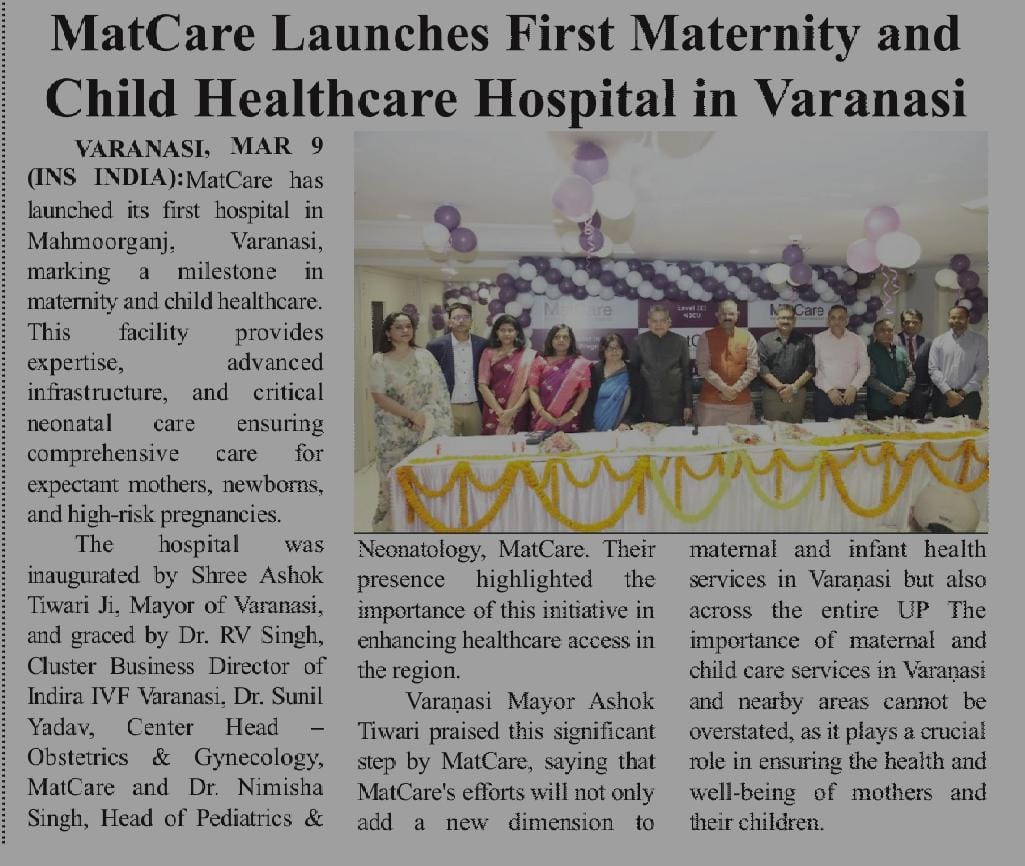MatCare – A New Era in Maternity & Child Care Begins! – Indira IVF